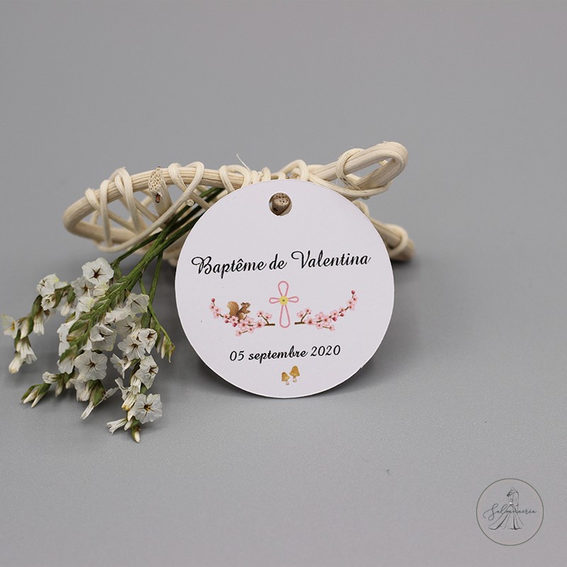 Étiquette Ronde personnalisée (par 20)