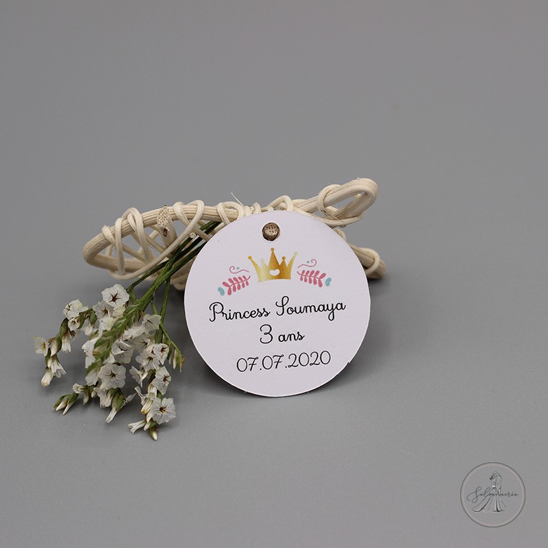 Étiquette Ronde personnalisée (par 20)